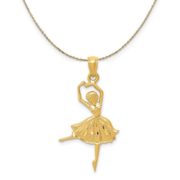 Black Bow Jewelry Co. | Jewelry | 4k Yellow Gold Diamond Cut Dancing ...